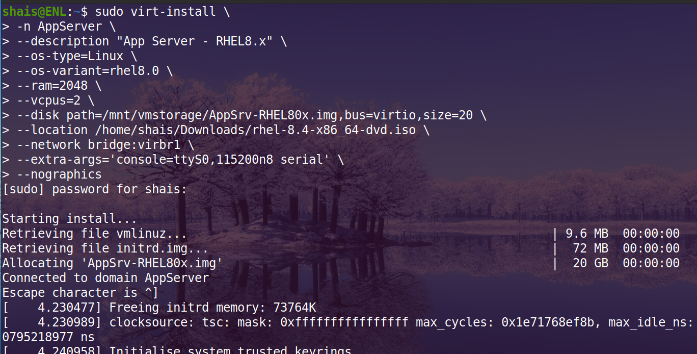 How To Create Virtual Machine Using Virt Install Command Enlinux
